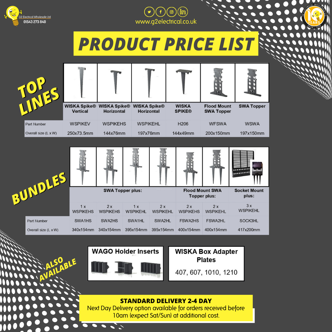 Ground Spike Company – G2 Electrical Wholesale Ltd