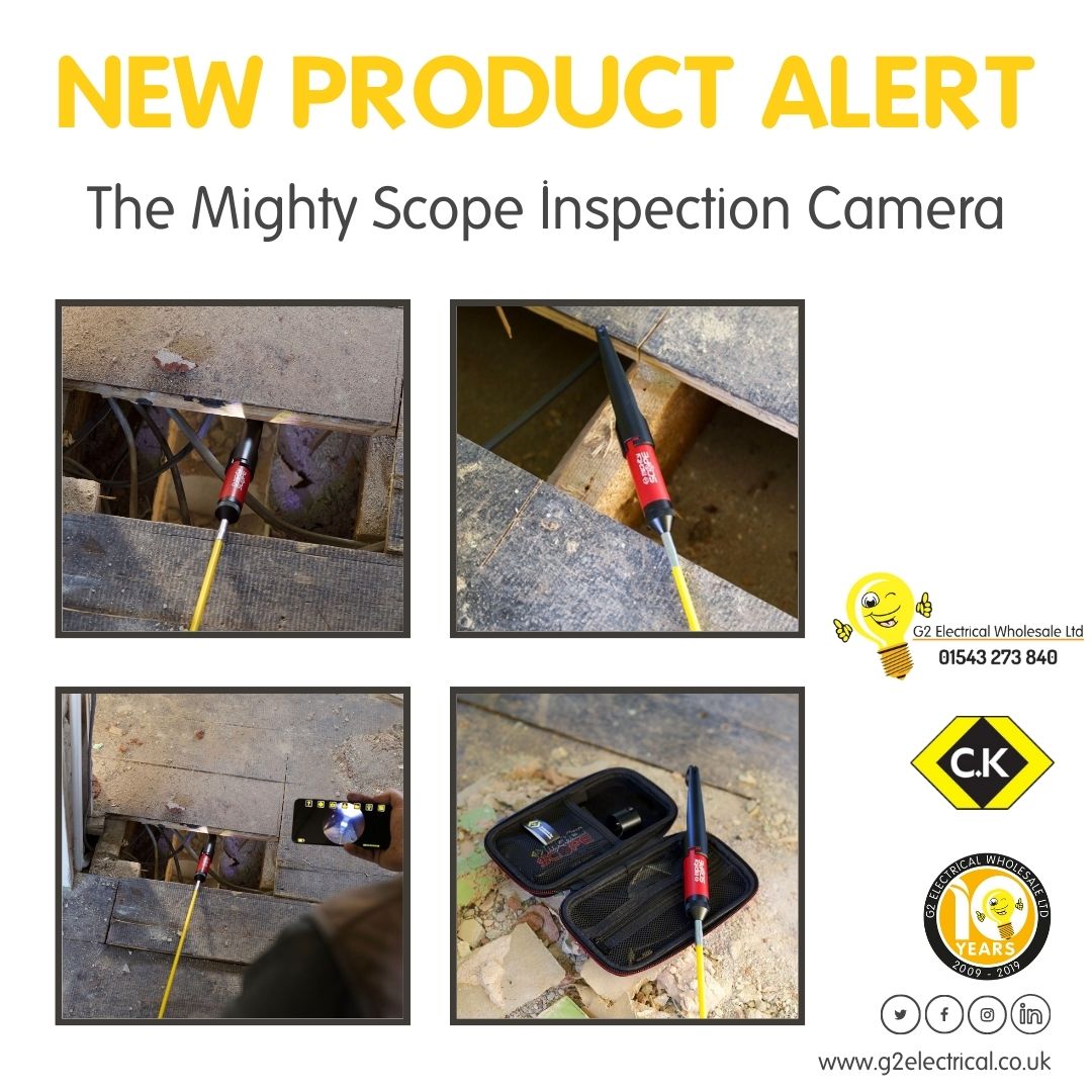Mighty Scope Inspection Camera from CK Tools – G2 Electrical Wholesale Ltd