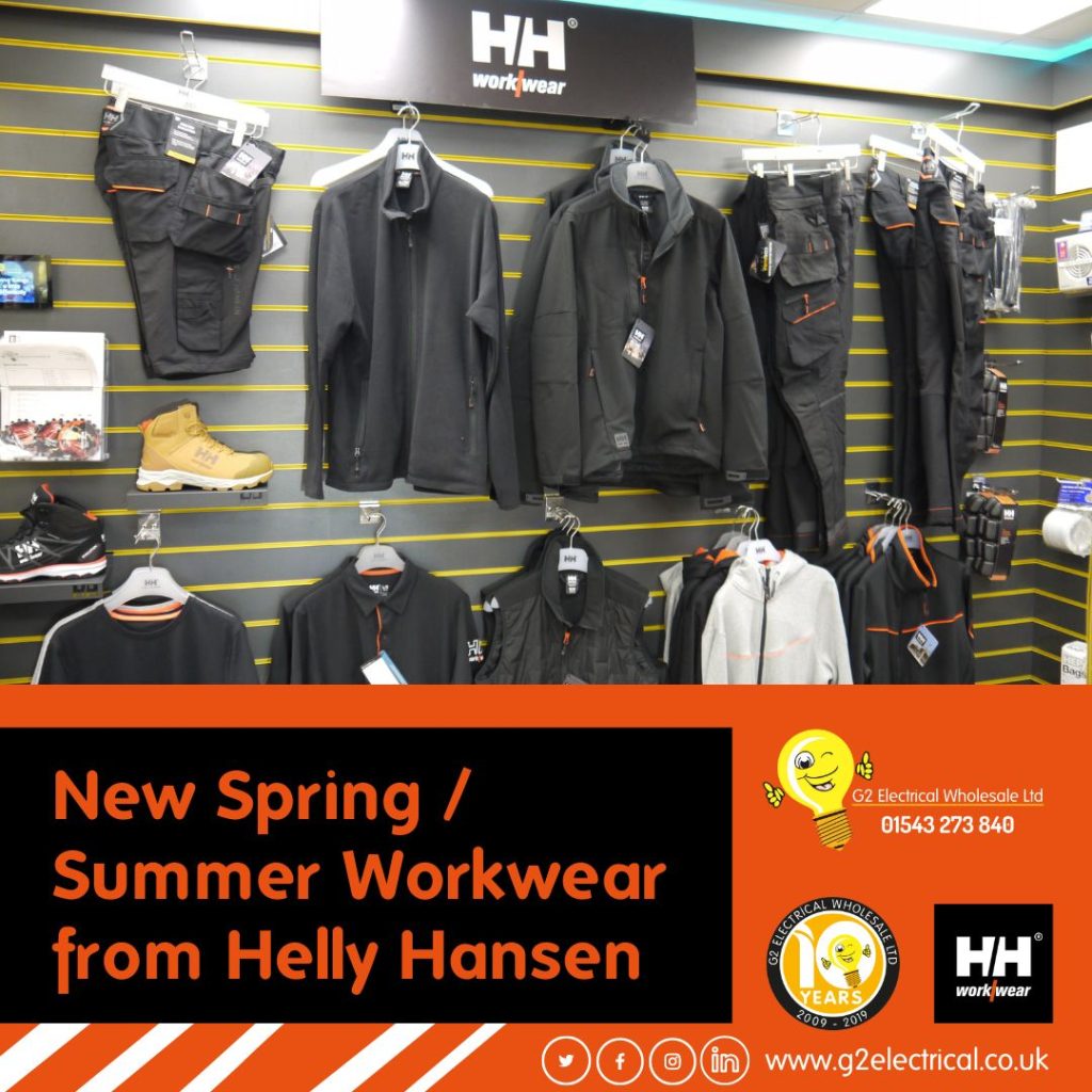 New Helly Hansen Spring & Summer Range – G2 Electrical Wholesale Ltd
