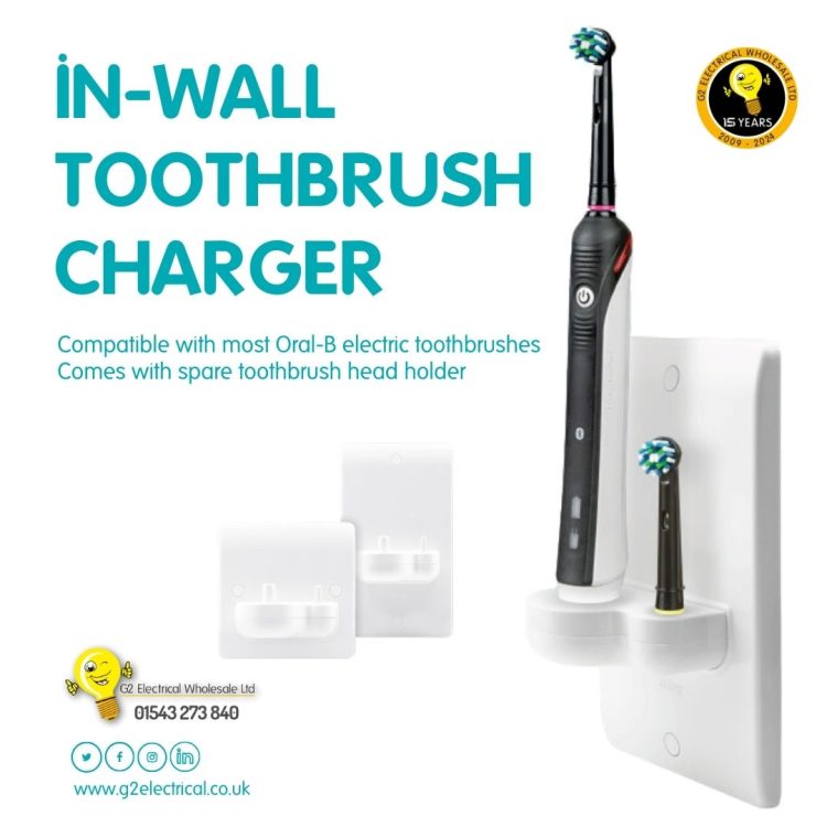 In-Wall Toothbrush Charger – G2 Electrical Wholesale Ltd