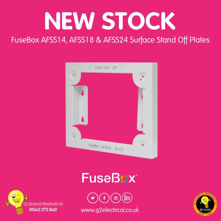 Brand New Fusebox Surface Stand-Off Plates – G2 Electrical Wholesale Ltd